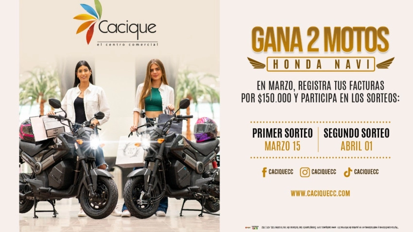 ¡GANA DOS MOTOS HONDA NAVI!